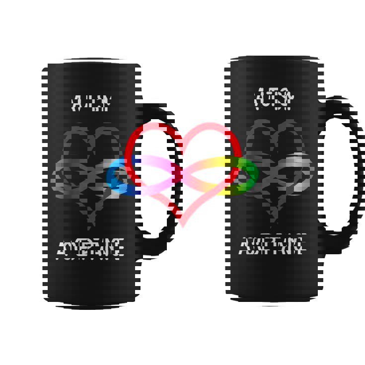 Autism Pro Acceptance Infinity Symbol For Neurodiversity Coffee Mug ...