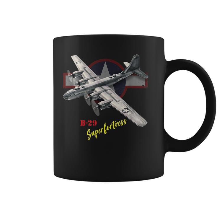 B29 Superfortress Ww2 Bomber Airplane Coffee Mug | Mazezy