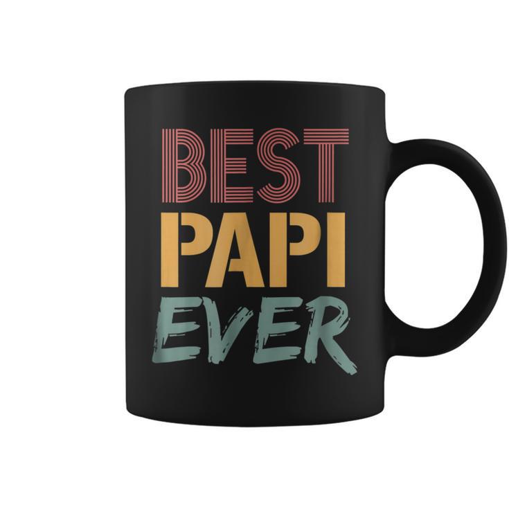 Best Papi Ever Dad Fathers Day Coffee Mug | Mazezy