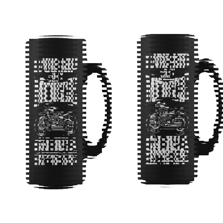 Cool Motorcycle Design For Men Women Motorcycle Lover Rider Coffee Mug ...