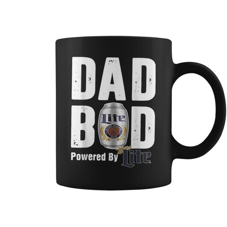 Dad Bod Powered By Drink Beer Funny Fathers Day 11 Coffee Mug | Mazezy
