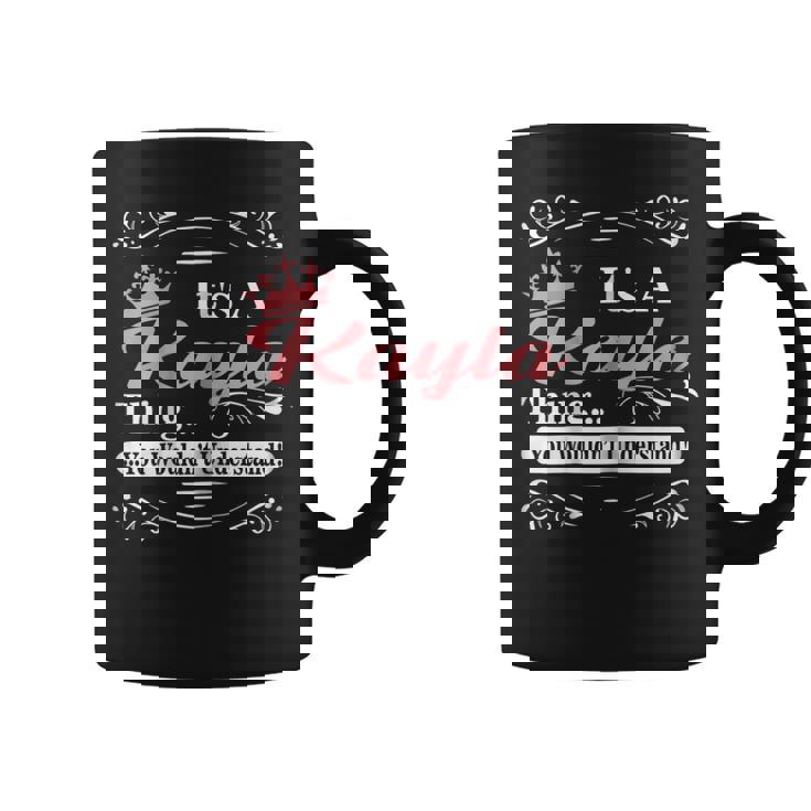 First Name Kayla Personalized Birthday Gift Coffee Mug | Mazezy