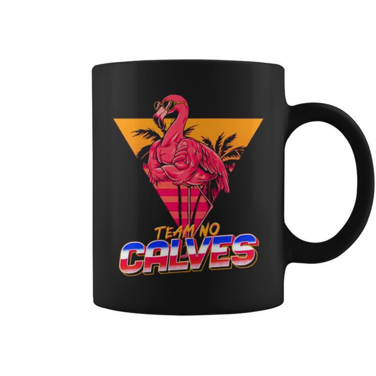 Flamingo Team No Calves Coffee Mug | Mazezy