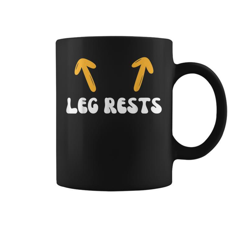 Funny Dad Joke Vintage Retro Leg Rests Coffee Mug - Seseable