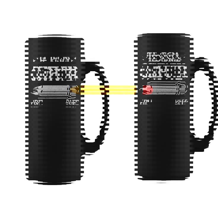 Funny Sarcastic Programmer Pencil The Original Computer Coffee Mug - Seseable