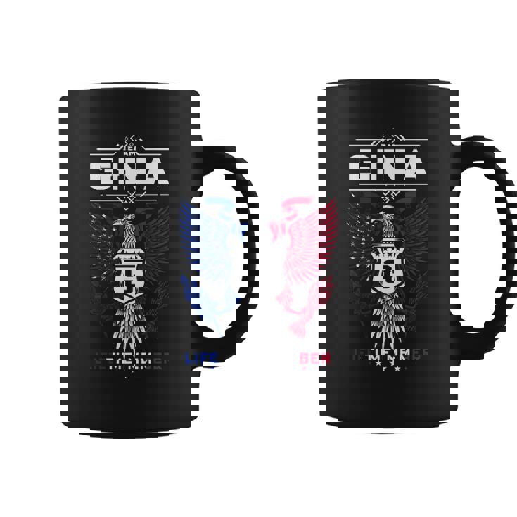 Gina Name - Gina Eagle Lifetime Member Gif Coffee Mug - Seseable