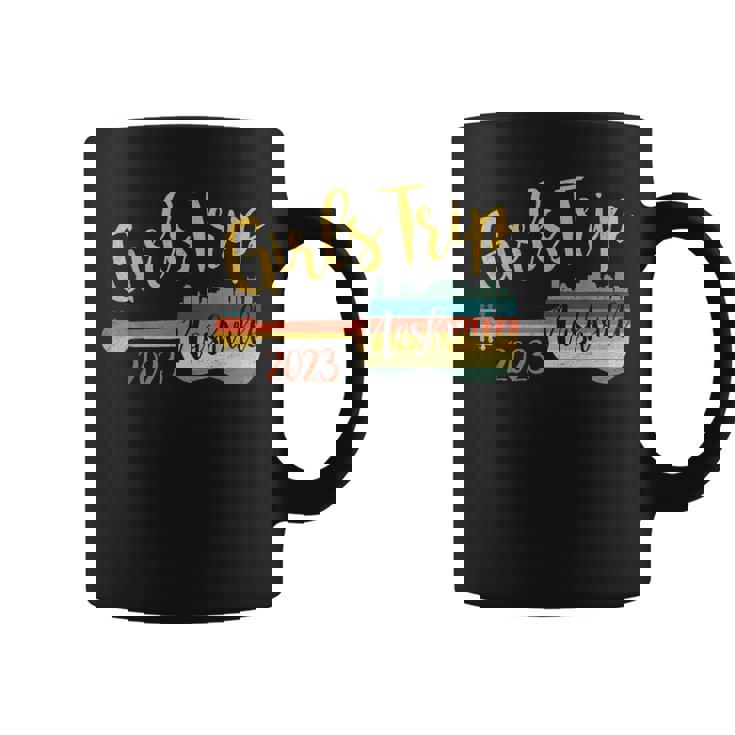 Girls Trip Nashville 2023 Guitar Guitarist Weekend Party Coffee Mug ...