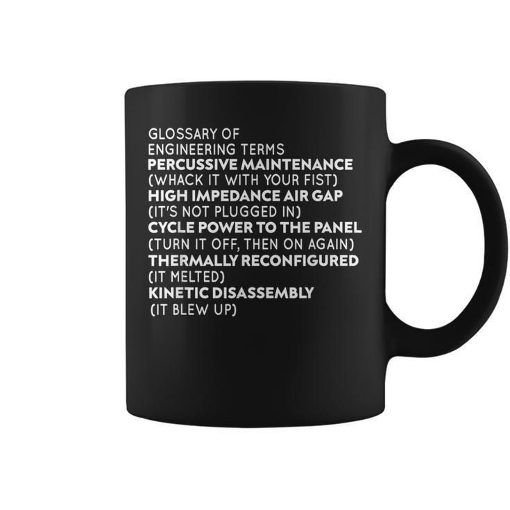 Glossary Of Engineering Terms Coffee Mug | Mazezy