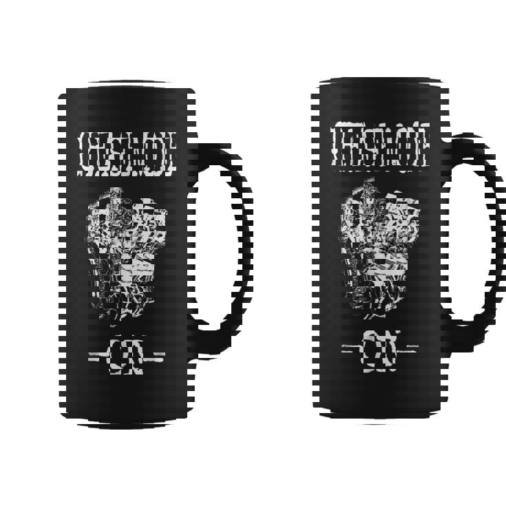 Grease Mode On Car Engine Mechanic Coffee Mug | Mazezy