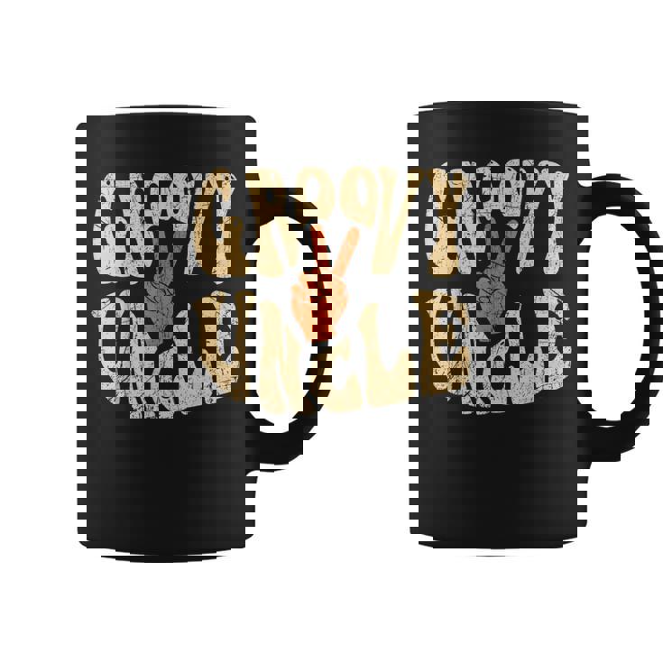 Groovy Uncle 70S Aesthetic Nostalgia 1970S Retro Uncle Coffee Mug | Mazezy