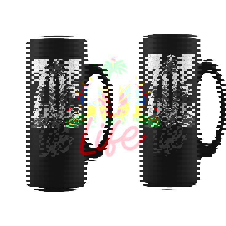 Haiti Flag Zoe Haitian Life Pride Vintage Haiti Haitia Men's Back Print ...