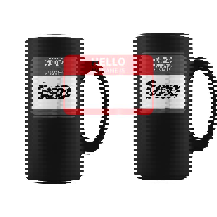 Hello My Name Is Bobby Family Coffee Mug | Seseable