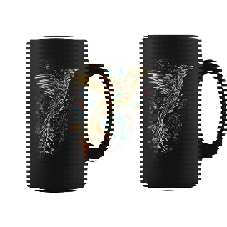Hummingbird Native American Indian Northwest Tribal Graphic Coffee Mug ...