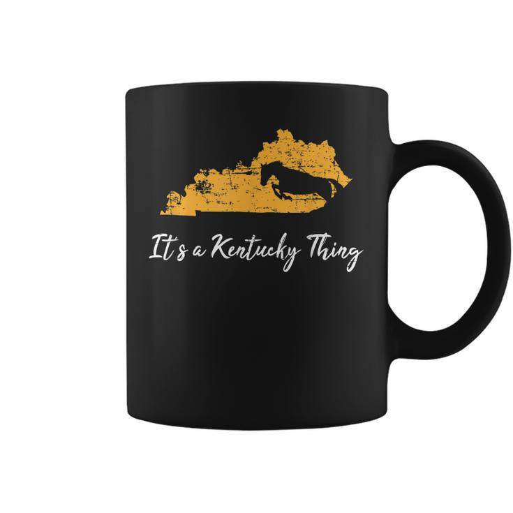 Its A Kentucky Thing Horse Racing Derby Coffee Mug | Mazezy