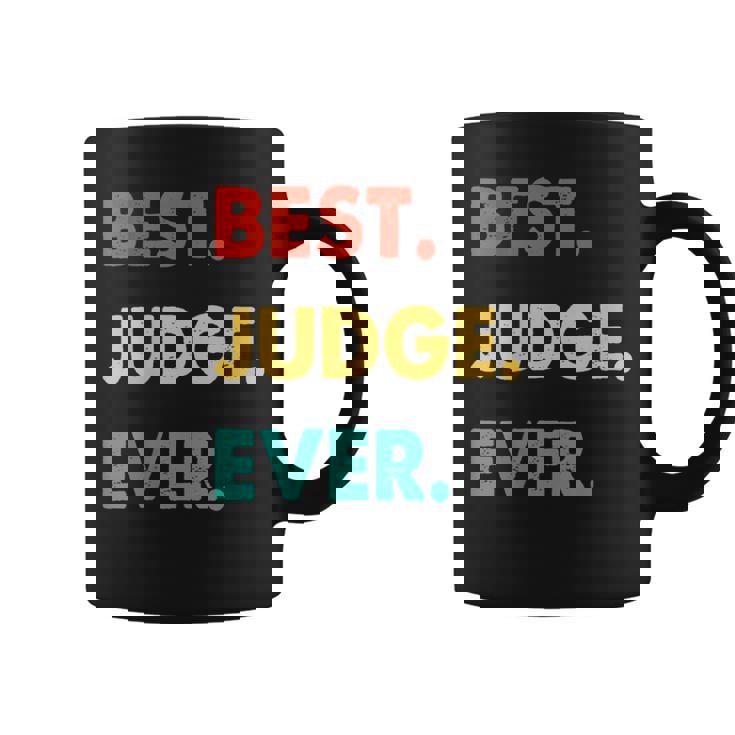Judge Profession Retro Best Judge Ever Coffee Mug - Seseable