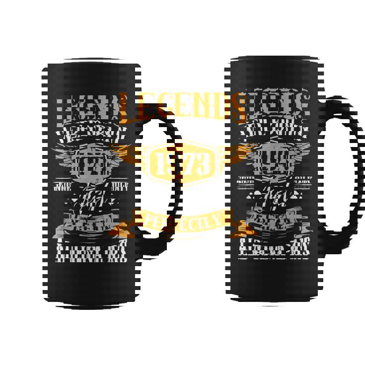 Legends Born Vintage 1973 50Th Birthday Men Coffee Mug | Seseable