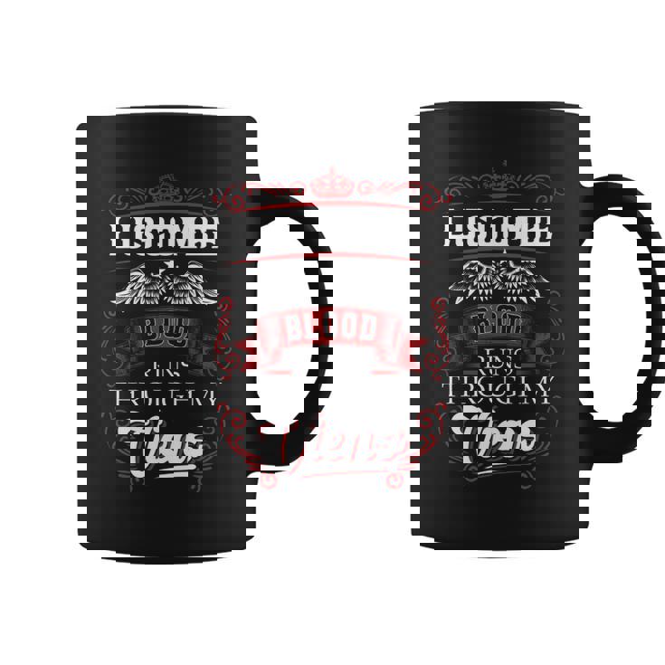 Luscombe Blood Runs Through My Veins Coffee Mug | Seseable