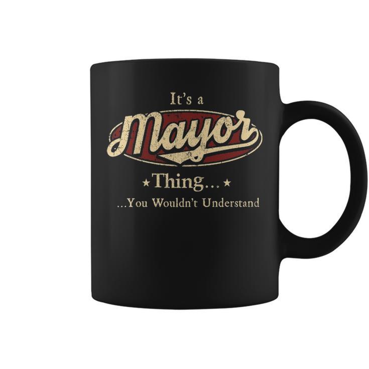 Mayor Personalized Name Gifts Name Print S With Name Mayor Coffee Mug ...