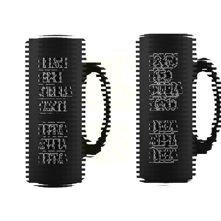 Military Dad Birthday Gift Phonetic Alphabet Best Dad Coffee Mug | Mazezy