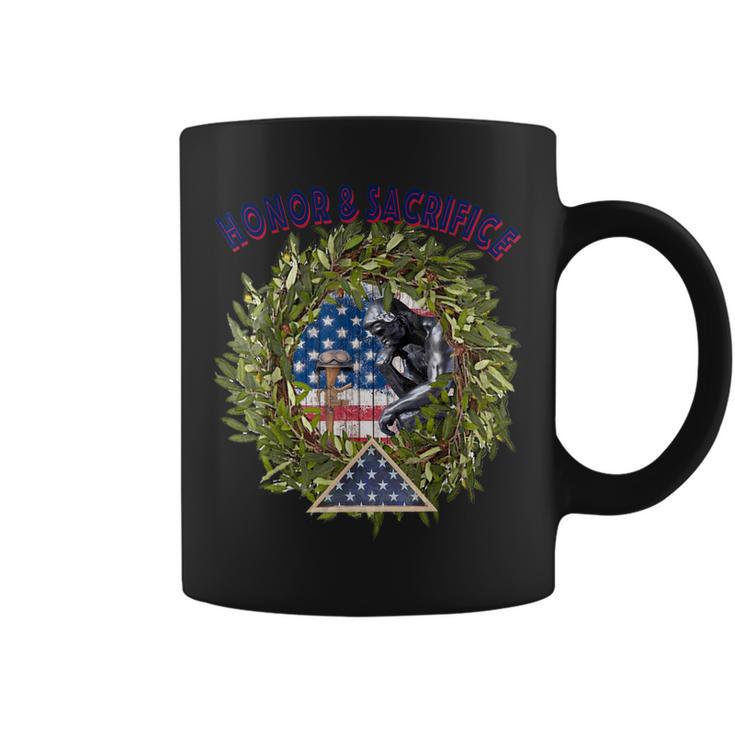 Military Memorial T | Fallen Soldier Battle Cross Coffee Mug | Mazezy