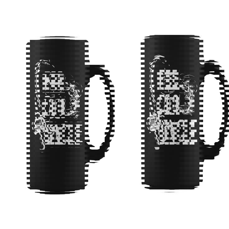 Reel Cool Uncle Fishing Daddy Fathers Day Shirt Coffee Mug | Mazezy