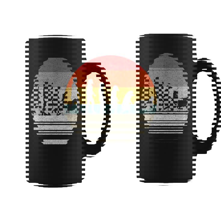 Retro Conspiracy Theorist Human Evolution Wake Up Sheeple Coffee Mug ...