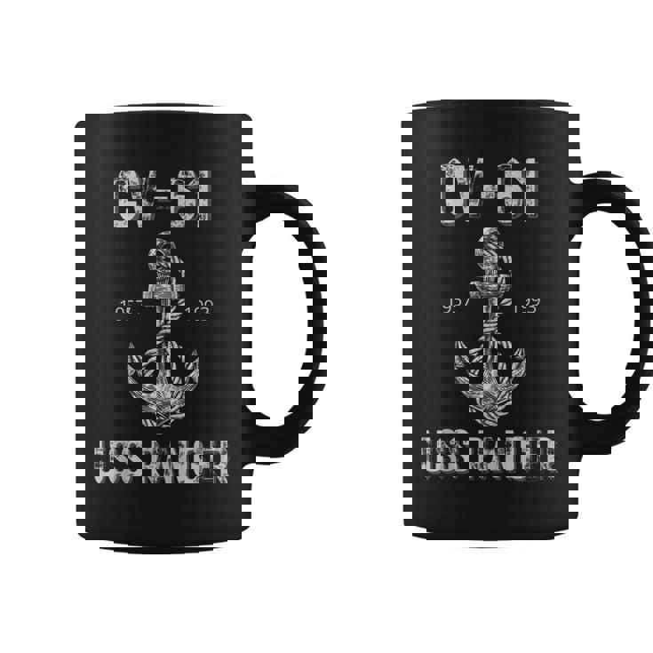 Rustic Anchor Us Aircraft Carrier Cv-61 Uss Ranger Coffee Mug | Seseable