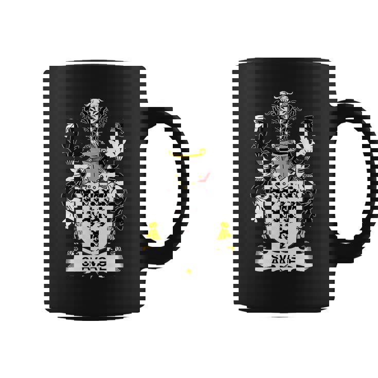 Savage Coat Of Arms Family Crest Coffee Mug - Seseable