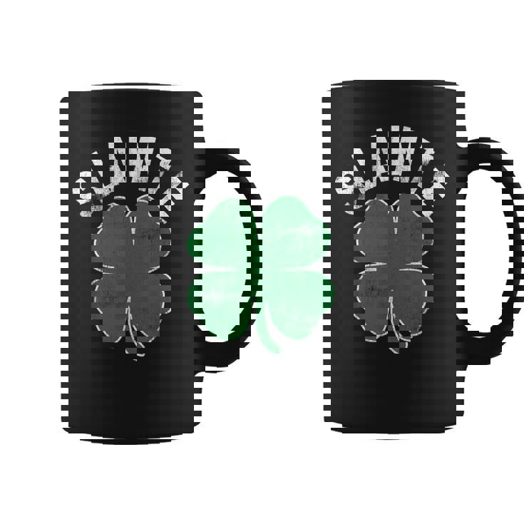 Slainte Shamrock St Patricks Day Saint Paddys Irish Coffee Mug - Seseable