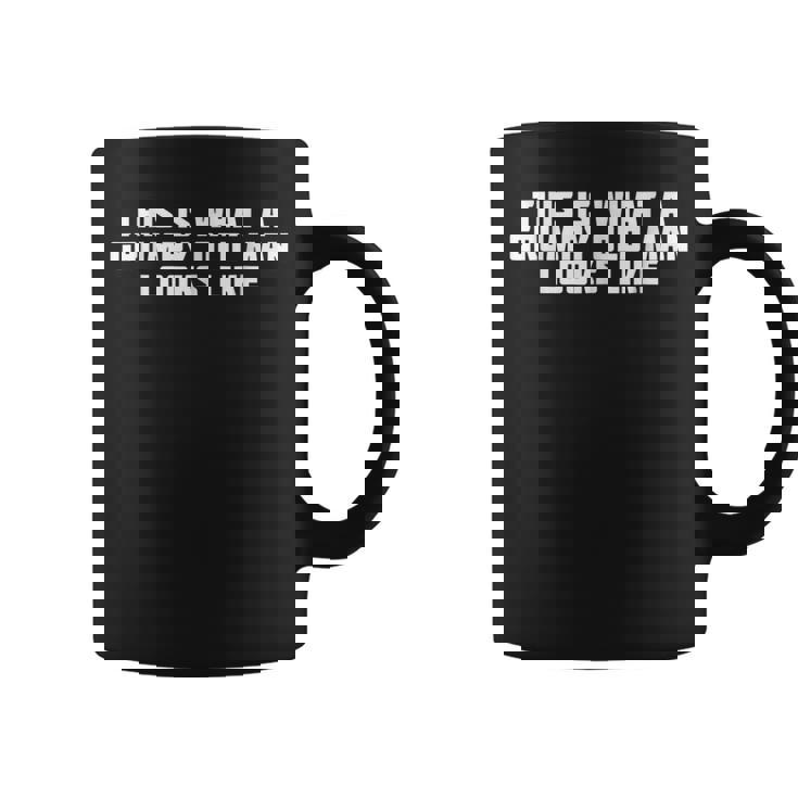 This Is What A Grumpy Old Man Looks Like | Old Age Coffee Mug | Mazezy