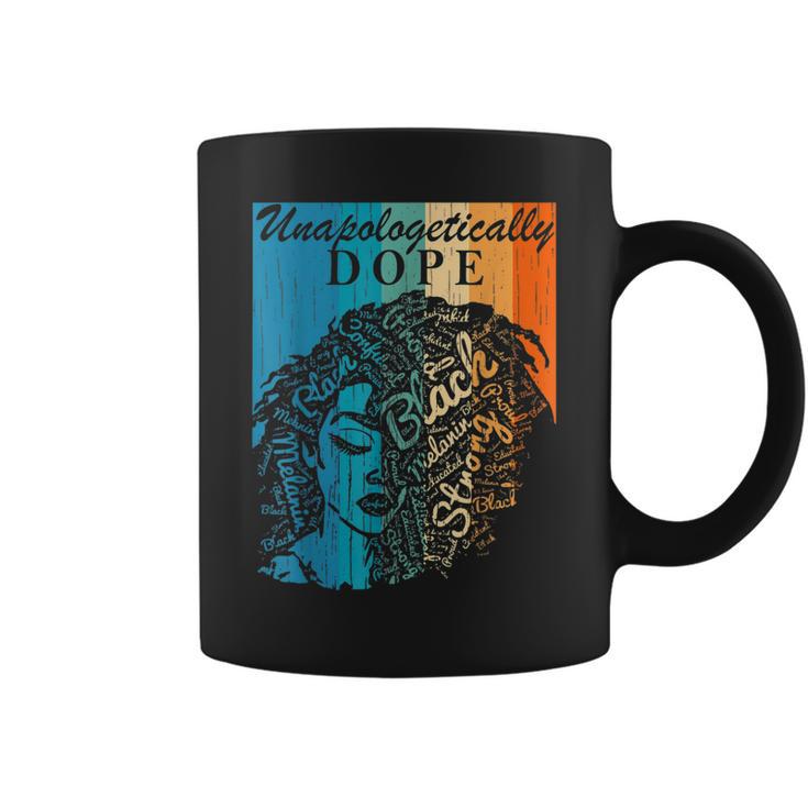 Unapologetically Dope Black Afro Women Black History Month V3 Coffee ...