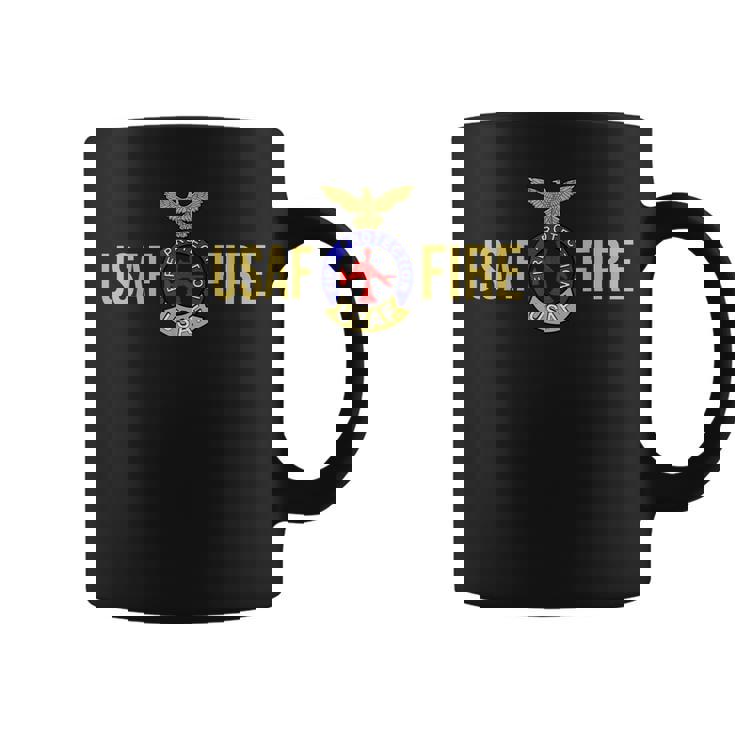 Us Air Force Usaf Fire Protection Rescue Hazmat Coffee Mug | Mazezy