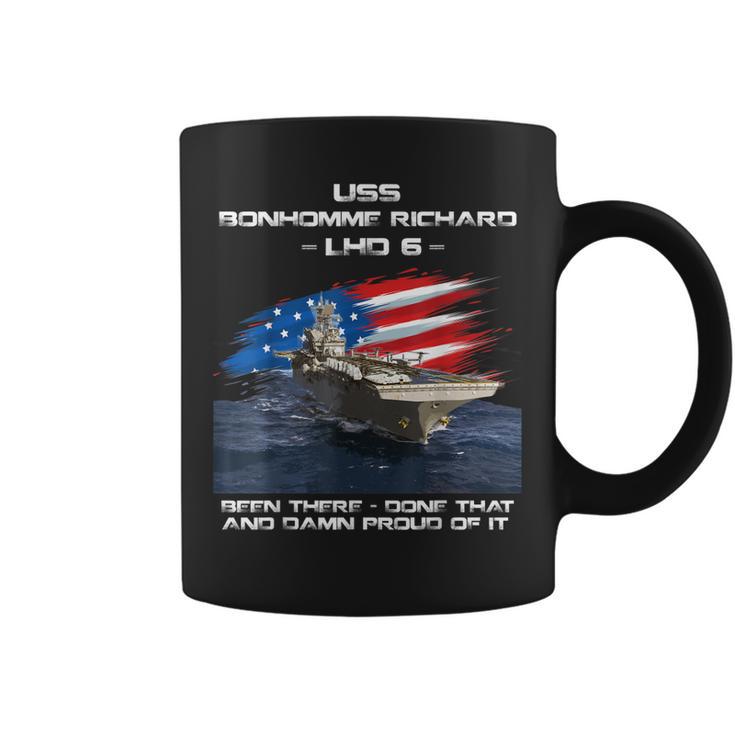 Uss Bonhomme Richard Lhd-6 Amphibious Assault Ship Veteran Coffee Mug ...