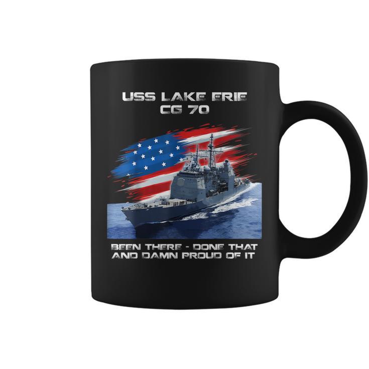 Uss Lake Erie Cg-70 Class Cruiser American Flag Veteran Xmas Coffee Mug ...