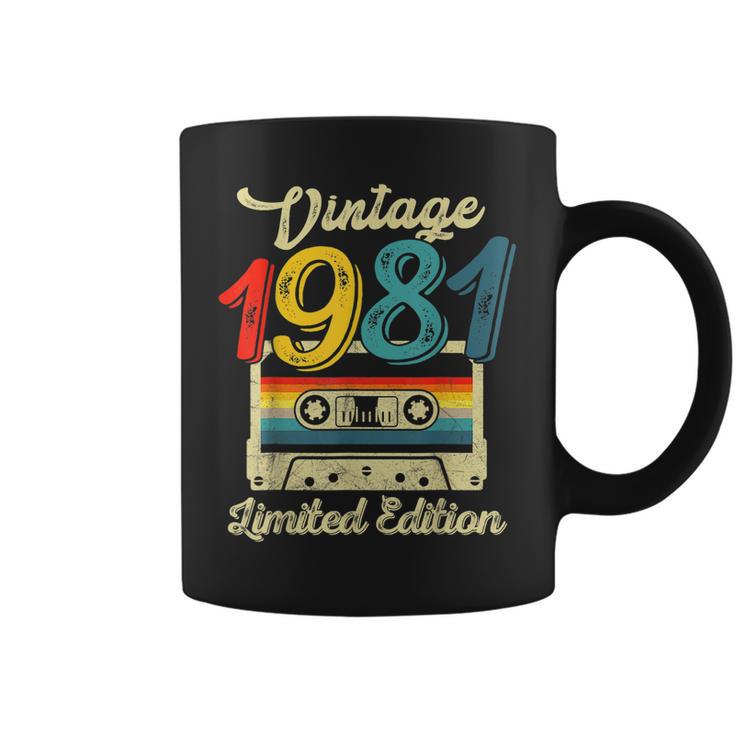 Vintage 1981 Limited Edition Birthday Cassette Tape 1981 Coffee Mug ...