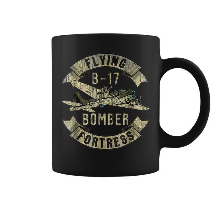 Vintage B17 Bomber Ww2 Plane Aviation Airplane Coffee Mug | Mazezy