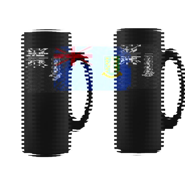 Vintage Made In Britisch Virgin Islands Bvi Flag Gift Coffee Mug | Seseable