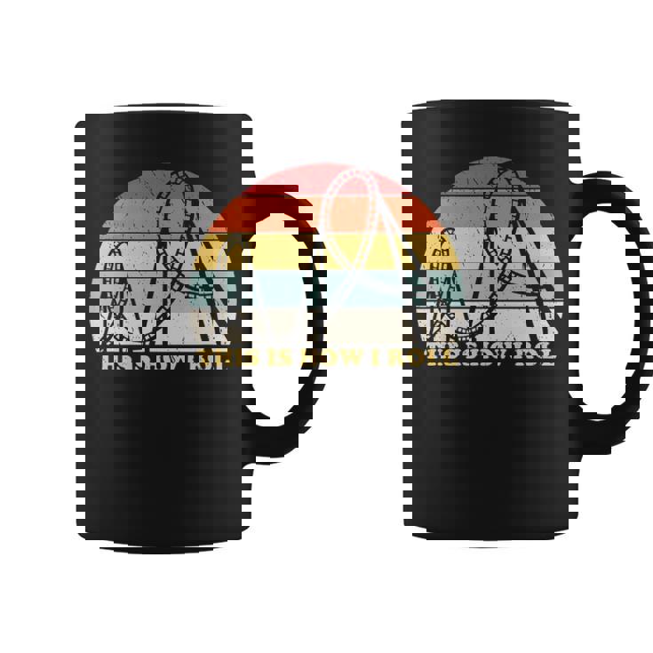 Vintage Retro Roller Coaster Amusement Park Lover Coffee Mug | Seseable