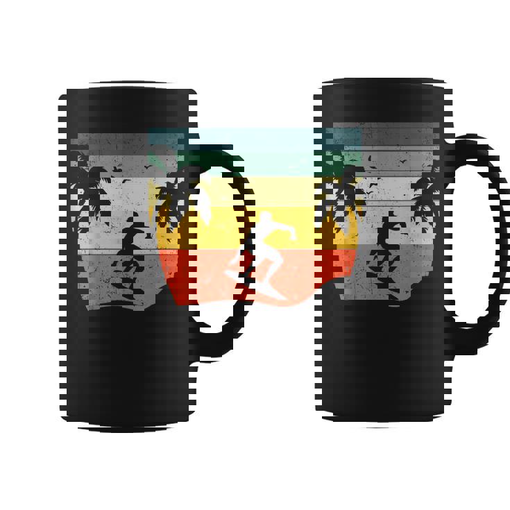Vintage Surfer Retro Surfing Beach Summer Surfer Men Women Coffee Mug ...