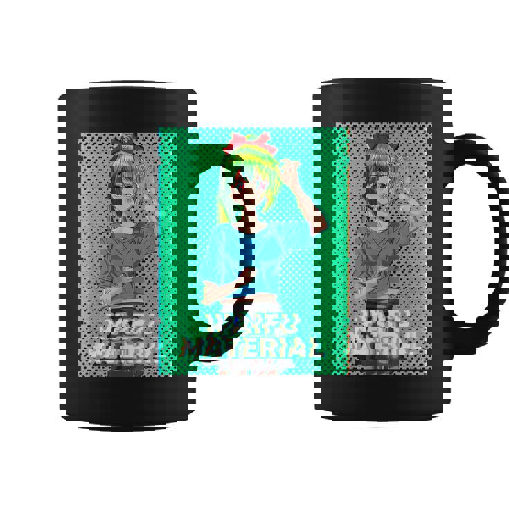 Waifu Material Japanese Text Aesthetic Vaporwave Anime Men's T-shirt ...