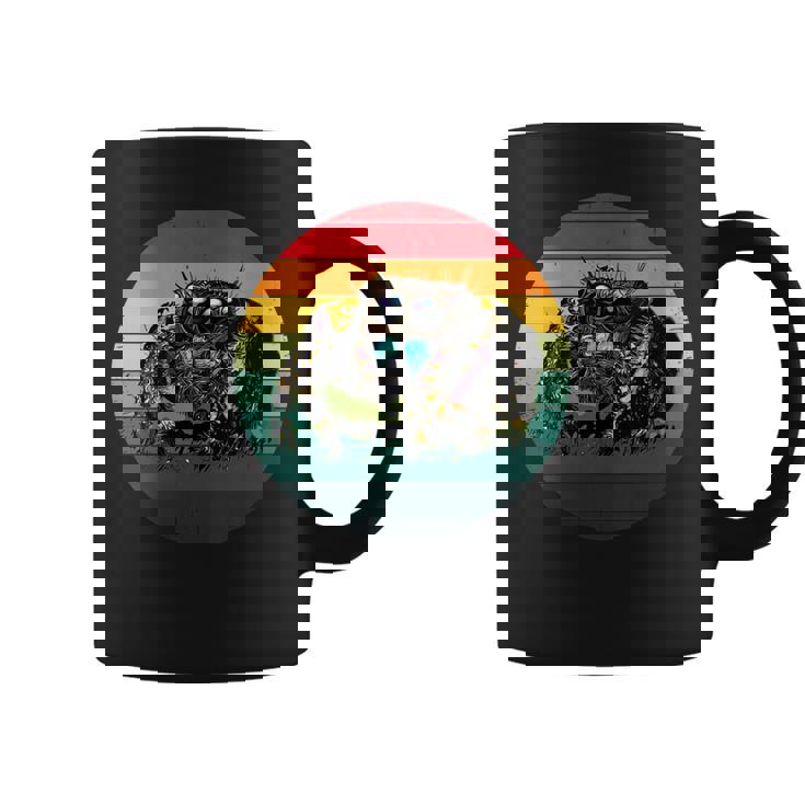 Womens Pet Spider Mom Or Dad Vintage Spooder Cute Jumping Spider Coffee Mug