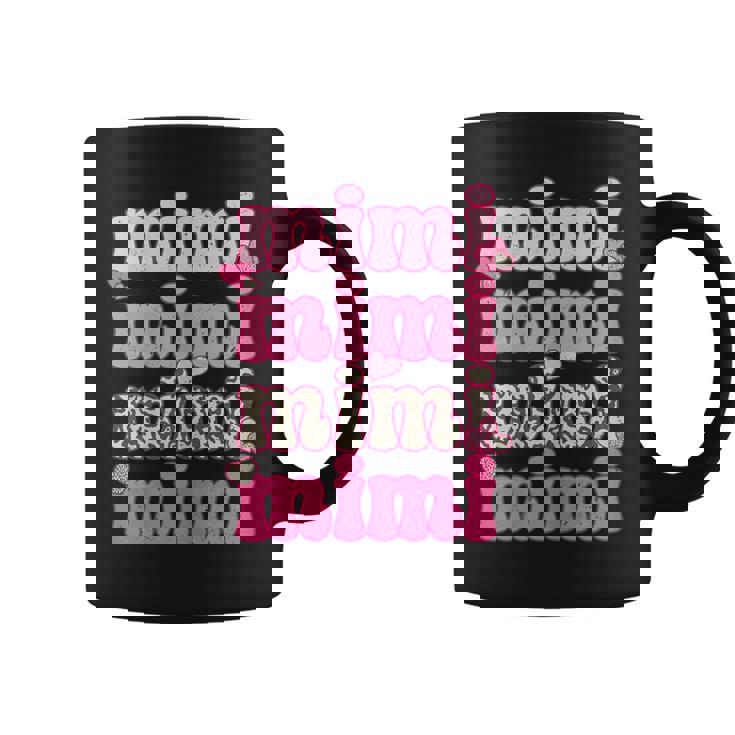 Womens Retro Mimi Cute Pink Heart Leopard Happy Valentines Day Coffee ...