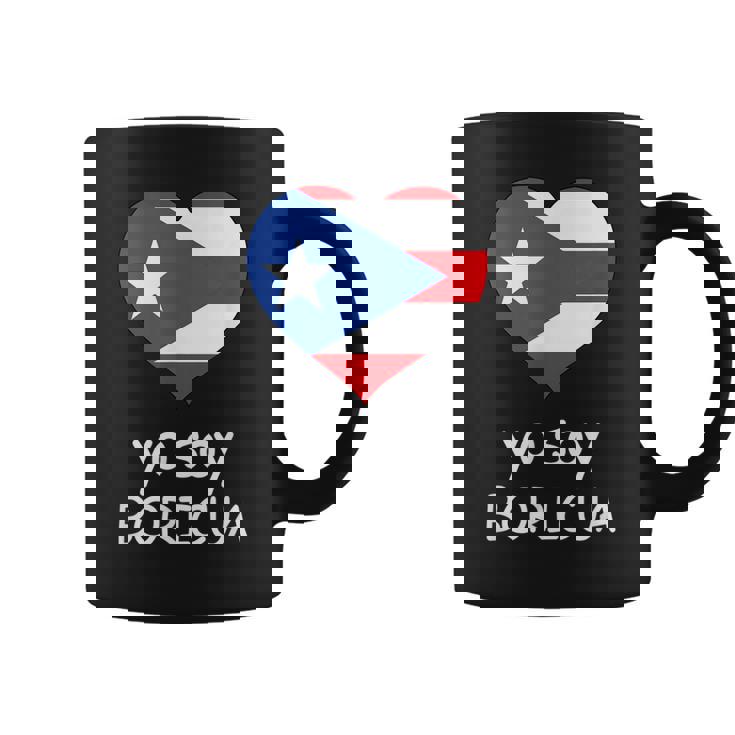 Yo Soy Boricua I Am Puerto Rican Puerto Rico Flag Coffee Mug | Mazezy