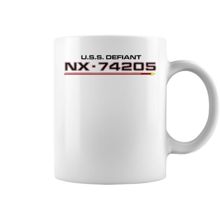 USS Defiant Nx-74205 Coffee Mug - Seseable