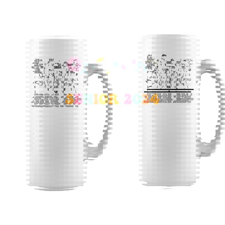 Wildflowers Senior 2024 Class Of 2024 Senior Graduation Coffee Mug | Mazezy