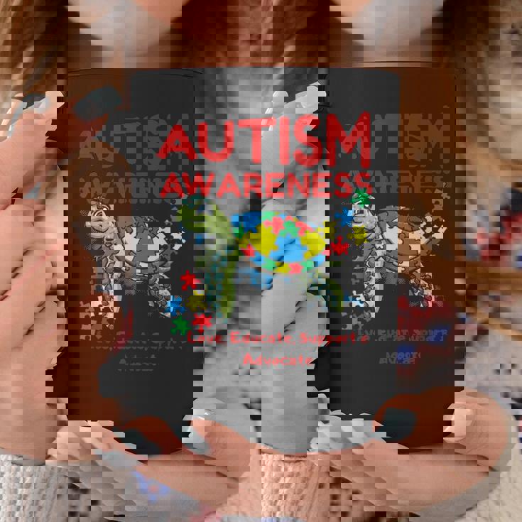 Autism Awareness Turtle Puzzle Mom Kids Teacher Gift Love Coffee Mug ...