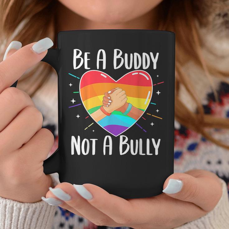 Be A Buddy Not A Bully Anti Bullying Month Kindness Coffee Mug - Seseable