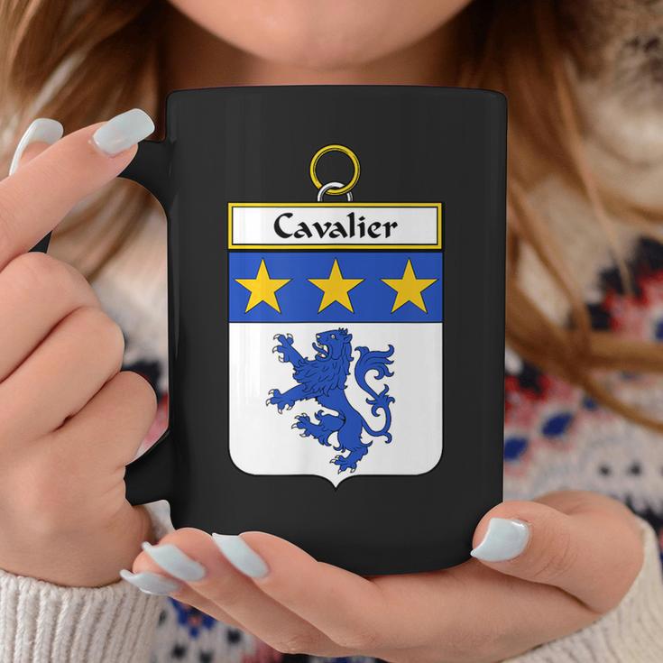 Cavalier Coat Of Arms Family Crest Coffee Mug - Seseable