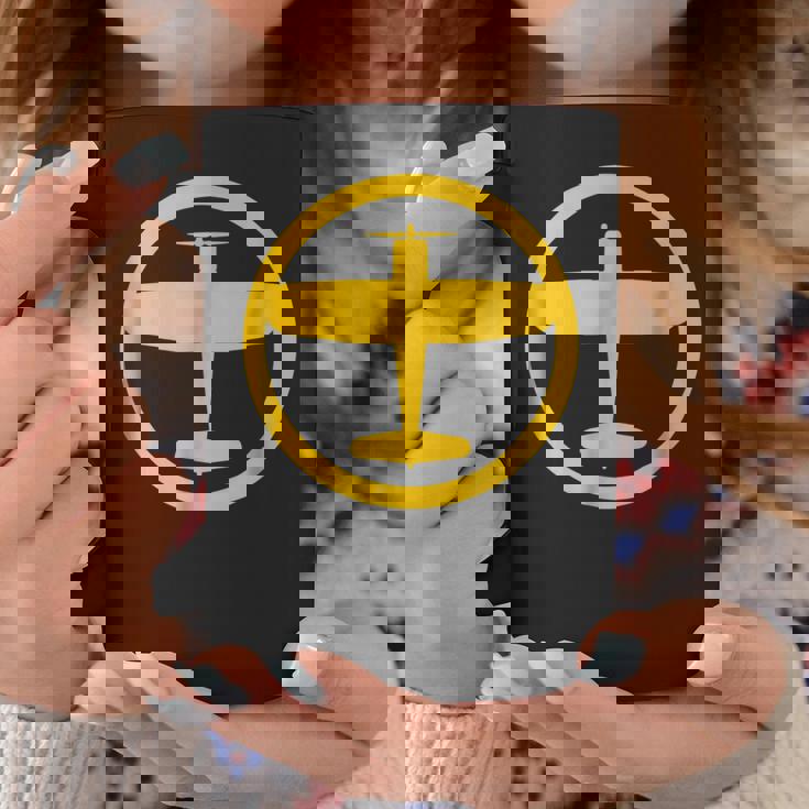 F4u Corsair Yellow World War Ii Military Airplane Coffee Mug | Mazezy