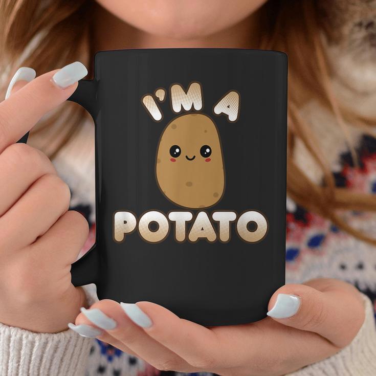 Funny Potato Costume Cute Kawaii Style Smiling Im A Potato Coffee Mug ...
